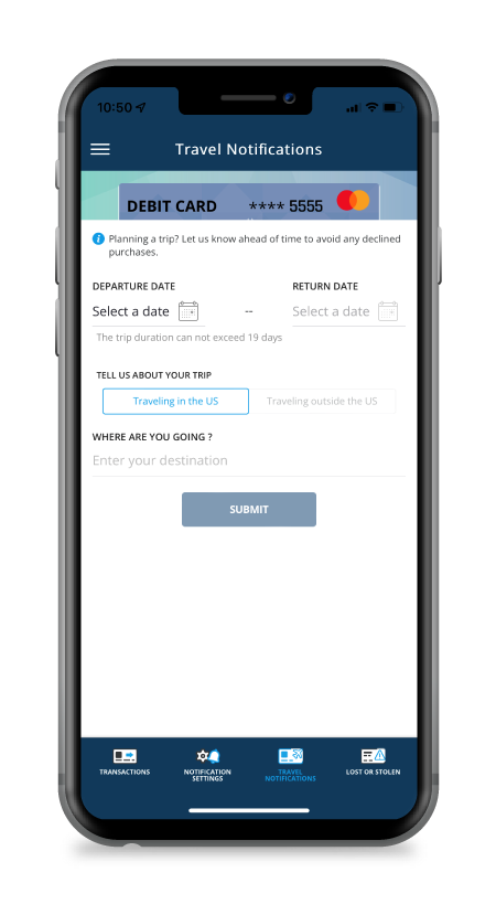 Card Controls App | Leaders Credit Union | West Tennessee